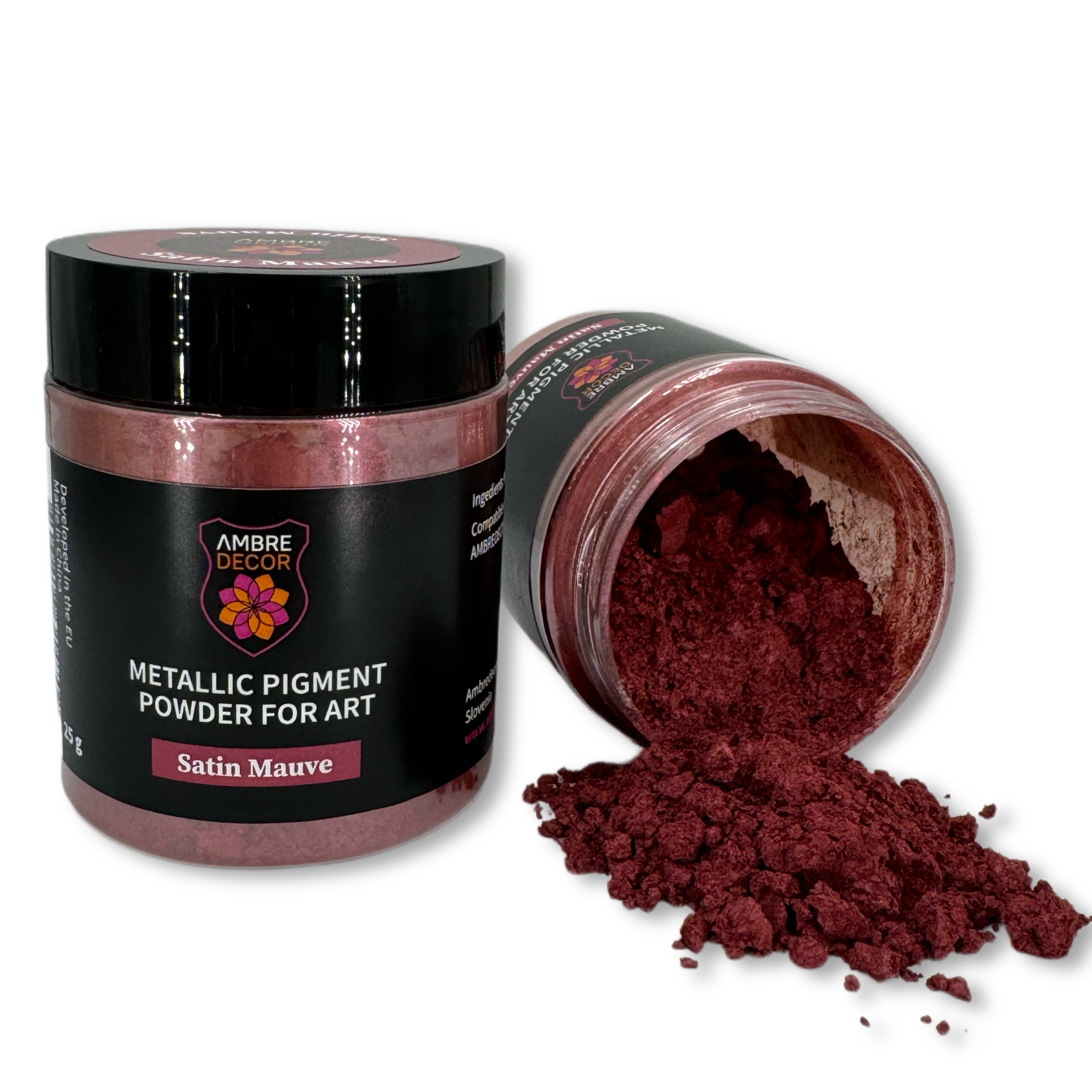 Metallic pigment for art. Colour: Satin Mauve – AMBREDECOR